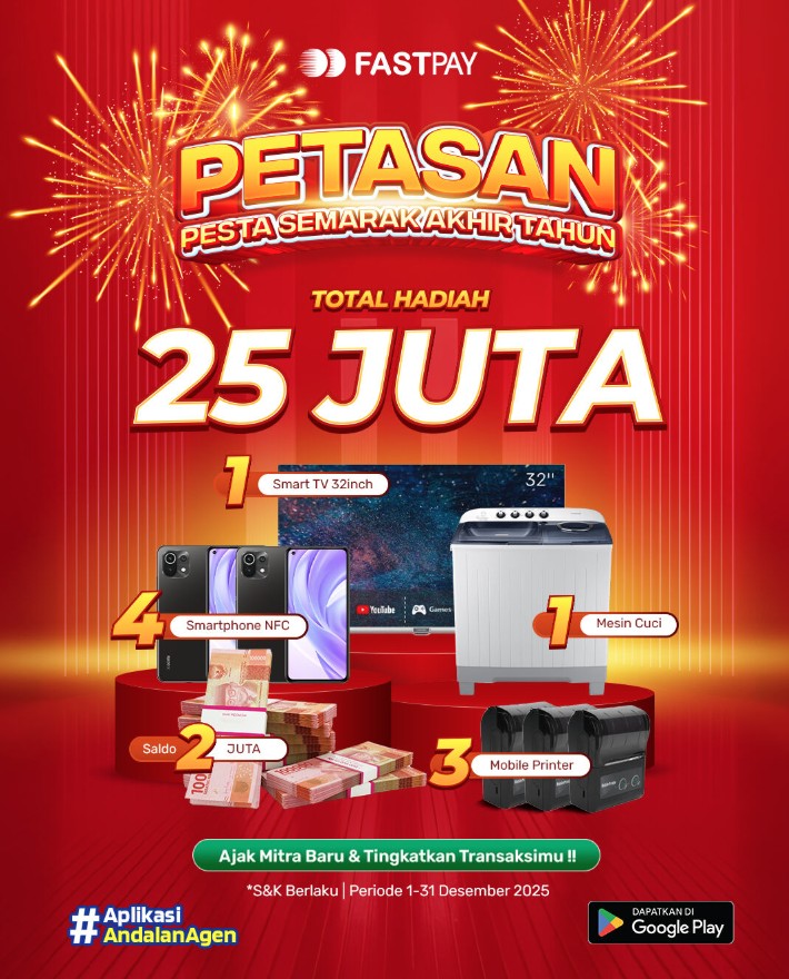 Promo Akhir Tahun Fastpay 2025: PETASAN Berhadiah Rp25 Juta - Agen ...